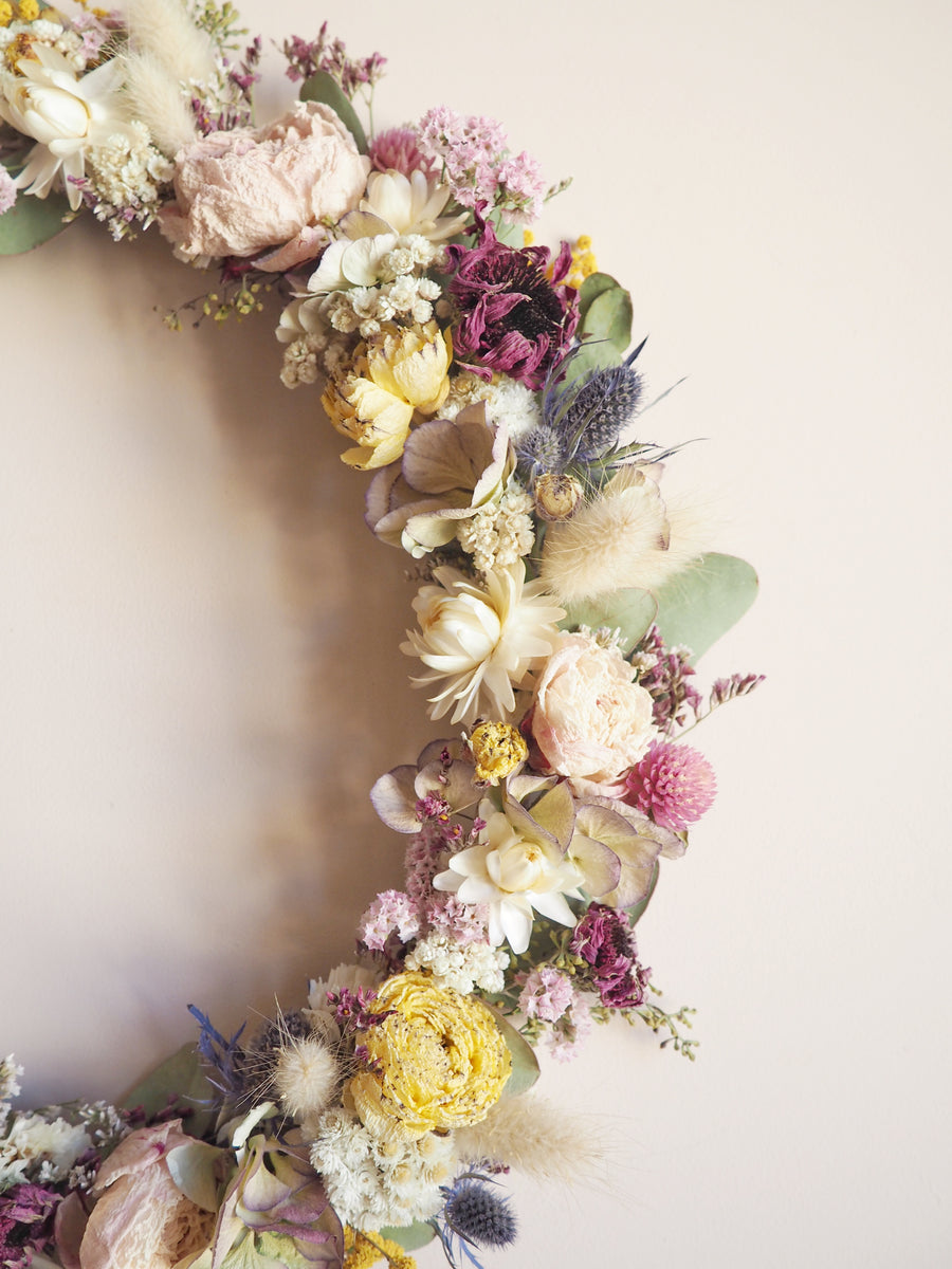 Couronne de fleurs – Atelier Lonicera